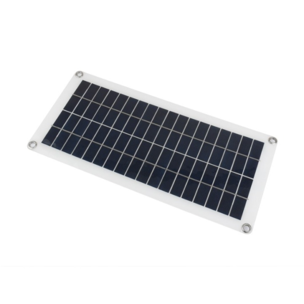 Solarni Panel (18V, 10W), regulisani 5V izlaz, polusavitljiv - malina314