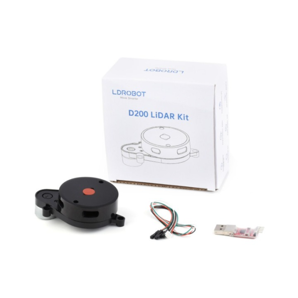 360° Omni-directional Triangulation Lidar, 8m Radius, Software start ...