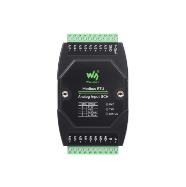 Industrijski 8-Ch Analog Acquisition Module, 12-bit - malina314