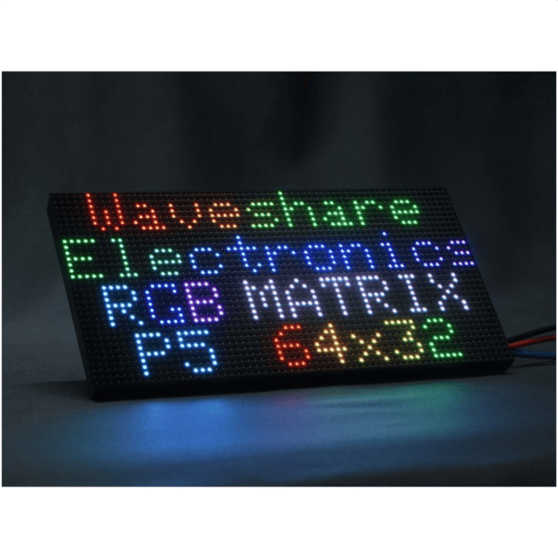RGB full-color LED matrix panel, 5mm Pitch, 64×32 piksela, podesiva ...